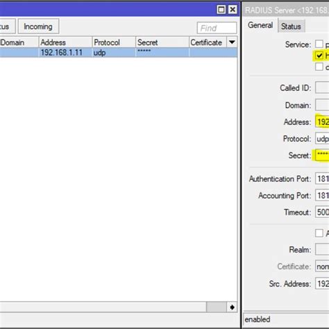 Enable The Hotspot Option In Radius Screen In Mikrotik Download Scientific Diagram