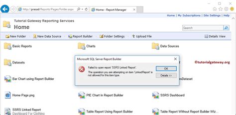 Linked Reports In Ssrs