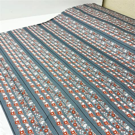 Perfect Binding Blue And Rust Floral Sewing By Sarah
