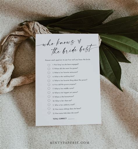How Well Do You Know The Bride Minimalist Who Knows The Etsy