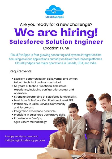 Cloud Synapps Inc On Linkedin Hiring Cloudsynapps Csa India Pune Salesforce…