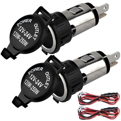 Snapklik Com Cigarette Lighter Socket DC 12V Car Cigarette Lighter 12 Volt Female Power