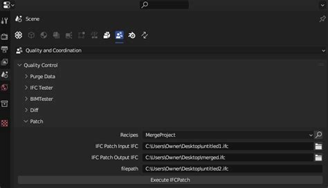 Blenderbim Multiple Ifc File Coordination In Same Project — Osarch