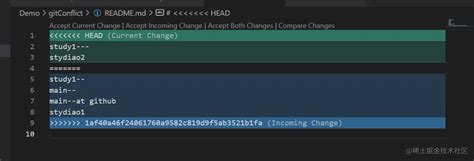 从原理出发搞定Git冲突git 冲突 冲突可以说是两个分支的冲突 一 冲突的产生 原因 对两个已经提交的分支的 相同 掘金