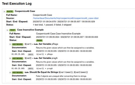 Check Text In A Website With A Case Insensitive Focus Robot Framework