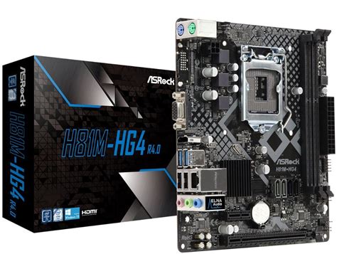 Placa M E Asrock H M Hg R Intel Lga Gera O Ddr D Sub Hdmi Usb Flexlan