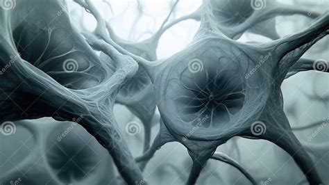 Intricate Neural Network Illustration Showcasing Complex Synaptic Connections Ai Stock Image