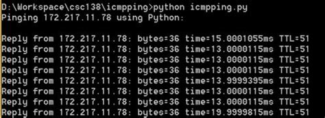 Python Icmp Pinger Socket Program Application Stack Overflow