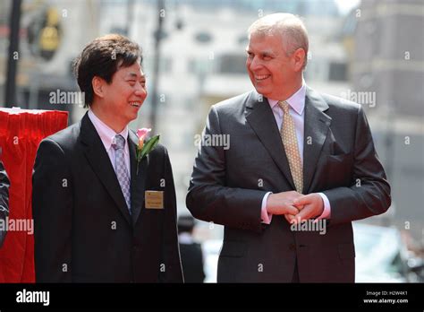 The Duke Of York Was Greeted By Londons Chinese Community To Inaugurate The New Chinese Gate