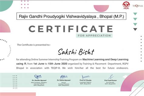 Sakshi Bisht On Linkedin Machinelearning Ai Deeplearning Rgpv Datascience Teoip R