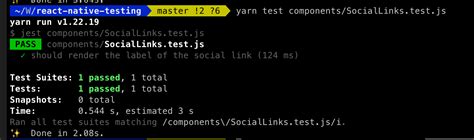 testing in react native with jest and react native testing library