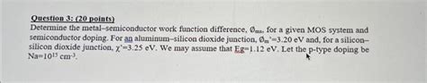 Solved Question 3 20 Points Determine The