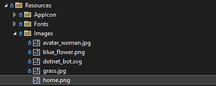 Why Aren T The Icons Shown In A Tabbar In Maui Stack Overflow