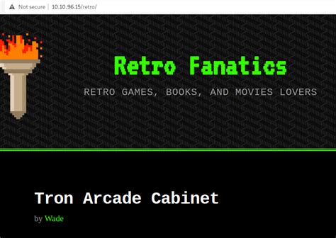 Tryhackme Retro Writeup