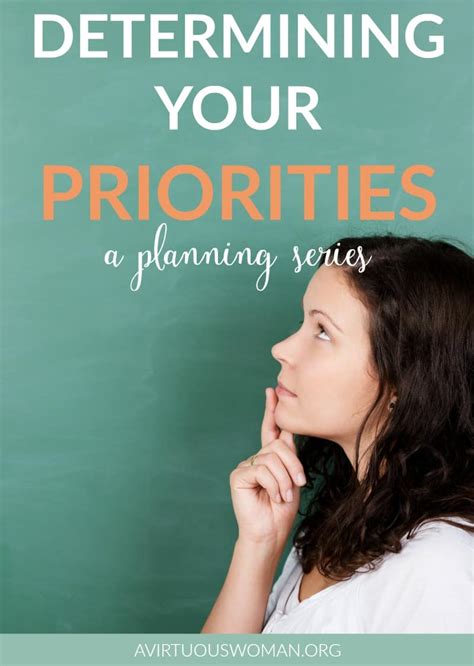 Planning 101 How To Determine Your Priorities A Virtuous Woman Planning 101 How To Determine Your Priorities A Virtuous Woman