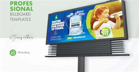Drinking Water Service Billboard Templates Print Templates Ft