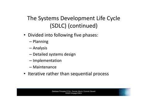 inf3703 chapter 10 database development process ppt