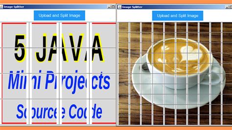 how to split image into multiple pieces in java c java php programming source code