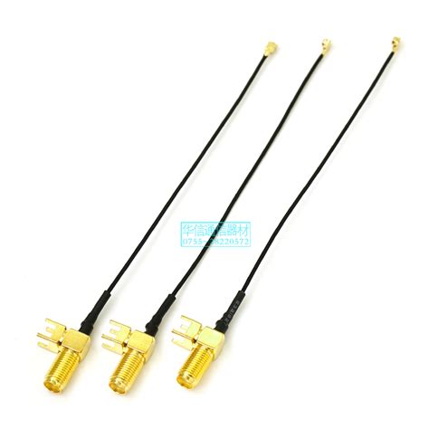 ipex转sma母头转接线UFL转SMA外螺内孔连接线焊板式IPX线长15CM 虎窝淘