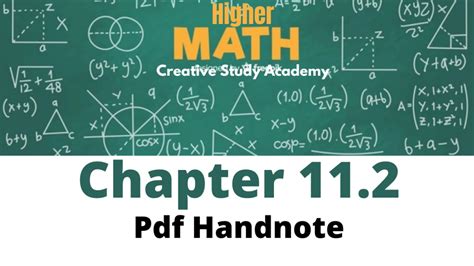 Ssc Higher Math Chapter 7 Questions Solutions Pdf Handnote এস এস সি উচ্চতর গণিত অনুশীলনী ৭