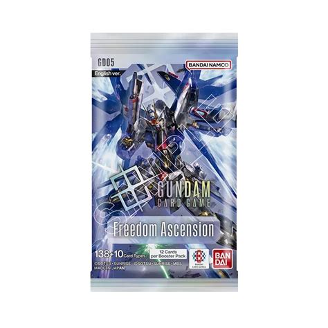 Gundam Card Game Freedom Ascension Gd05 Booster Box 24x Packs