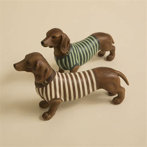 Resin Paul Dachshund Mahe Homeware