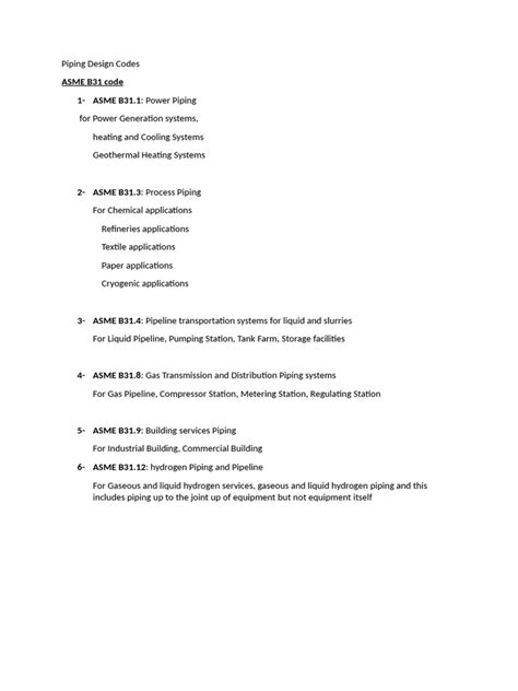 Piping Design Codes Pdf