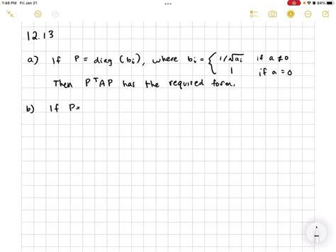 Solveduse A Matrix Argument To Prove The Validity Of The Observation