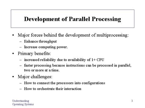Chapter Concurrent Processes What Is Parallel Processing