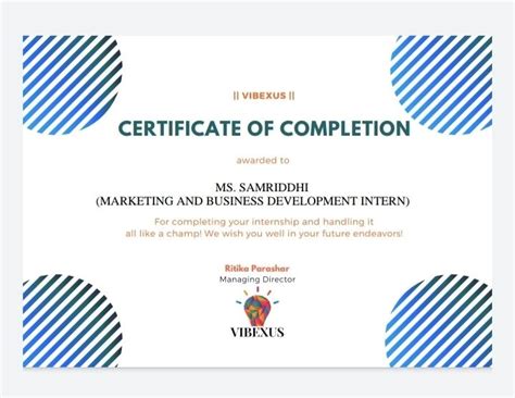 Samriddhi Chauhan On Linkedin I Feel Elated To Announce That Today I Have Completed The Two Month