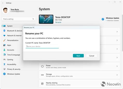 Windows 11 25201 Gets New Rename This Pc And Datetime Picker Ui Here Is How To Enable It