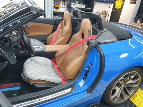 Bmw Z4 M40i 레드 컬러 안전벨트 교체 튜닝도깨비 게라지 네이버 블로그