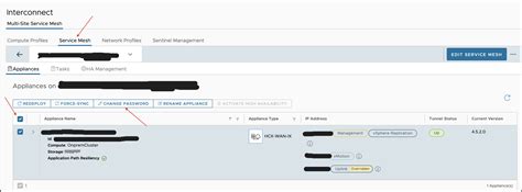 Go To Interconnect Service Mesh Appliances Click On The Ix Or Ne