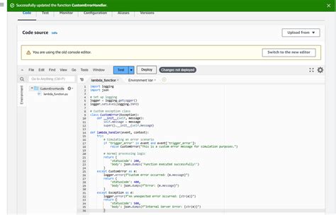 Guided Lab Custom Error Handling With Aws Lambda Tutorials Dojo