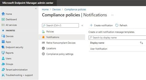Check OS Version Compliance With Device Compliance Policy Notify User Microsoft Intune