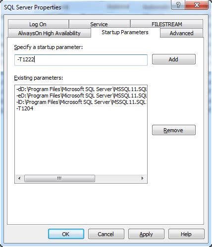 Improved Startup Parameters In SQL Server MyTechMantra