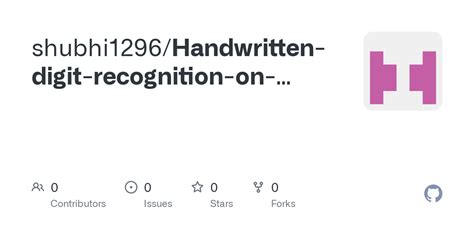 Github Shubhi1296handwritten Digit Recognition On Mnist Dataset