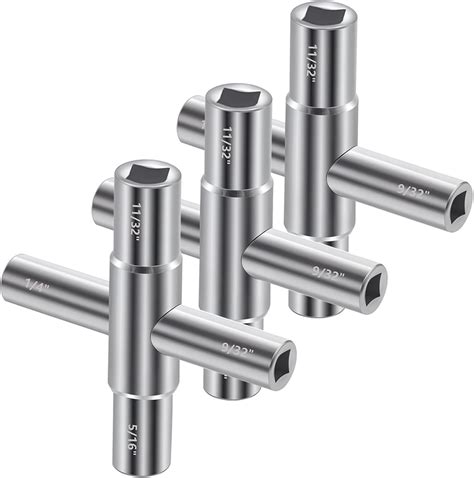 Ojpzorynic 4 Way Sillcock Key Set 14 932 516 1132 3 Pack