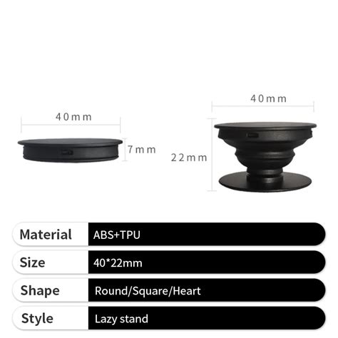 Wholesale Mobile Phone Pop Up Socket Grip Logo Sticker Stand Phone