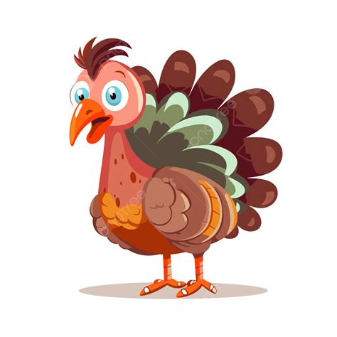 작은 칠면조 클립 아트 만화 칠면조 칠면조 만화 벡터 일러스트 레이 션 만화 스타일의 칠면조 작은 칠면조 클립 아트 만화 Png 일러스트 및 벡터 에 대한 무료