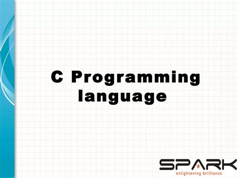 Basic C Programming Language Ppt