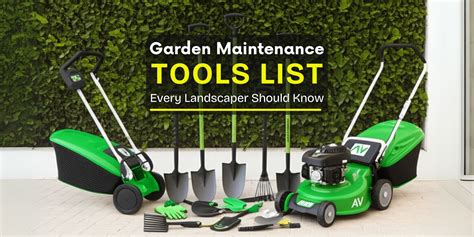 Garden Maintenance Tools List To Buy In Uae Av Landscaping Uae