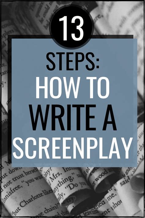 All The Steps You Need To Write A Fantastic Screenplay Screenwriting Help For Writers