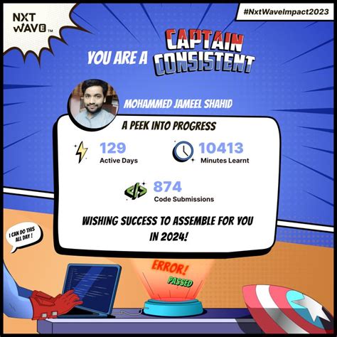 Mohammed Jameel Shahid On Linkedin Nxtwaveimpact2023 Nxtwave Ccbp