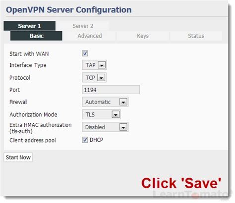 Setup Tomato Vpn Server With Openvpn Tls Ssl Certificate