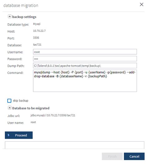 Upgrading The Administration Database Talend Migration And Upgrade