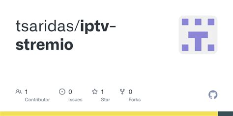 GitHub Tsaridas Iptv Stremio