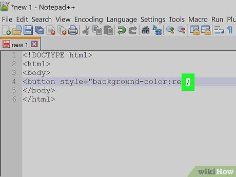 How To Change The Button Color In Html With Pictures Wikihow