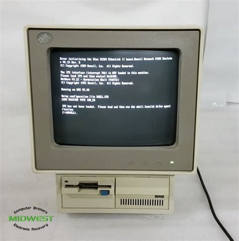 Classic Ibm Ps2 Private System2 8525 Mannequin 25 Pc Laptop
