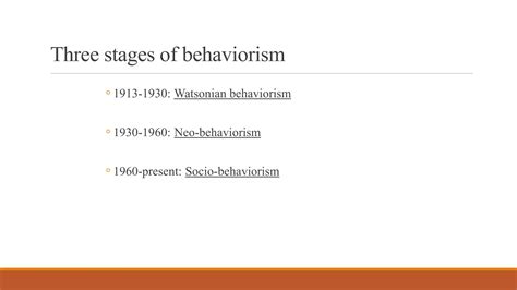 Behaviorism Pptx